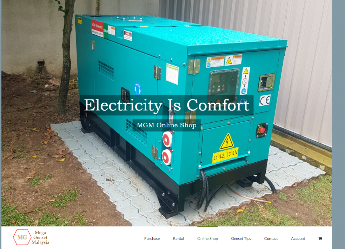 How To Order A Genset Through Online Shop
