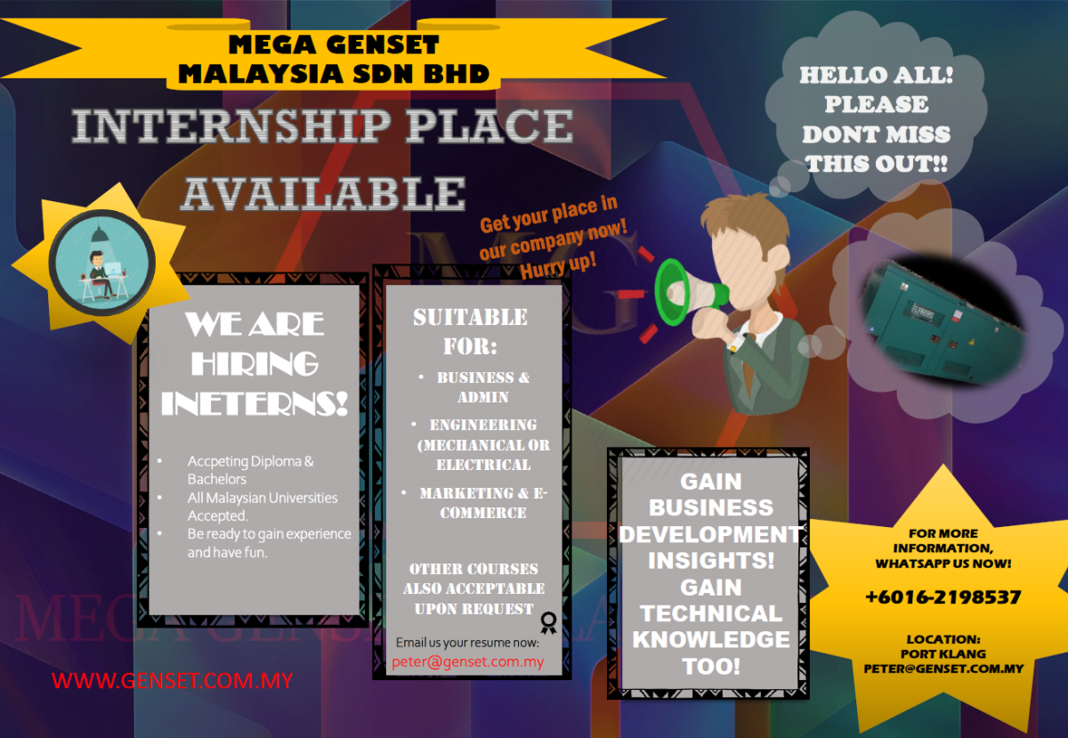 internship_banner_ad | Genset Malaysia