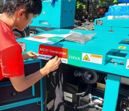 mgm generator sticker | Genset Malaysia