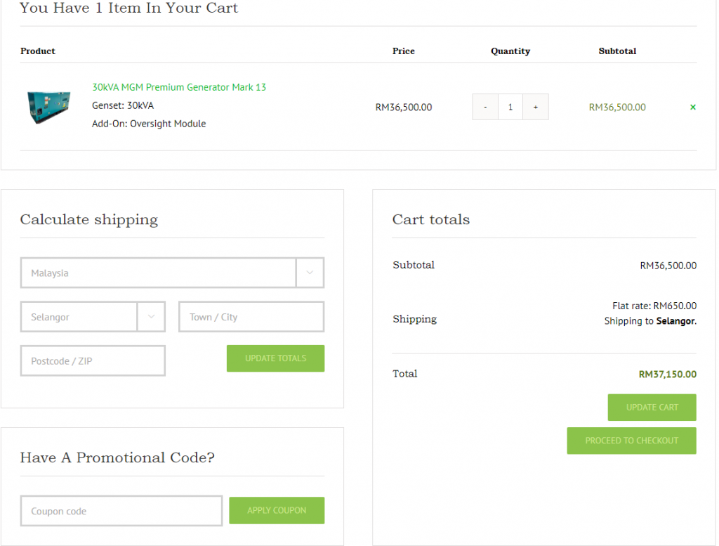 How To Order A Genset Through Online Shop