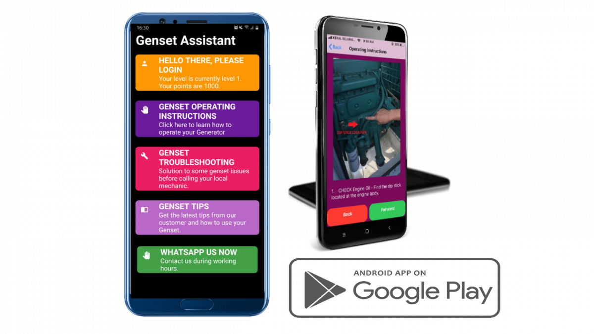 MGM MOBILE APPLICATION | Genset Assistance